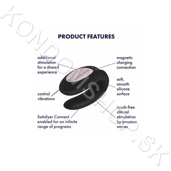 Satisfyer Double Joy Partnerský Vibrátor Kondomshop Cz